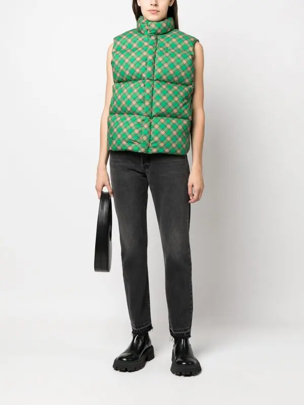ERL Checked Padded Gilet