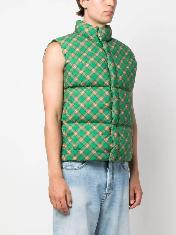 ERL Checked Padded Gilet