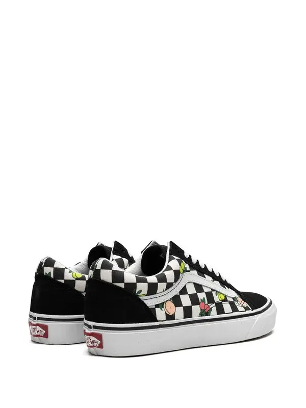 VANS Old Skool Fruit Checkerboard Sneakers - Black