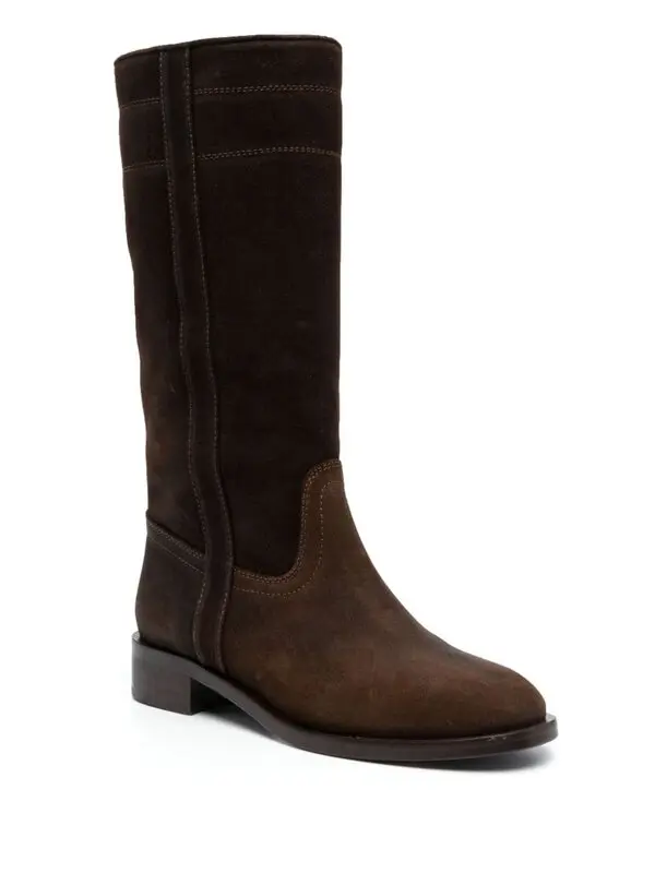 SCAROSSO Tess 30mm Suede Boots