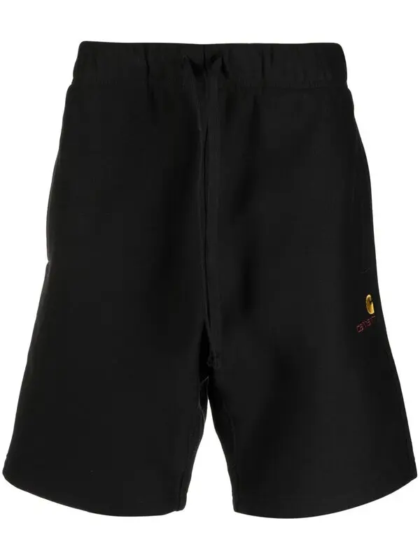 Carhartt Work In Progress Cotton-blend Drawstring Shorts - Black
