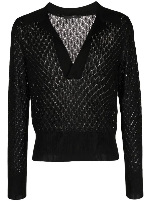 SAPIO V-neck Knitted Jumper