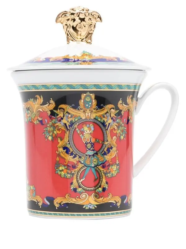 Versace X Rosethal Le Roi Soleil Mug - Red