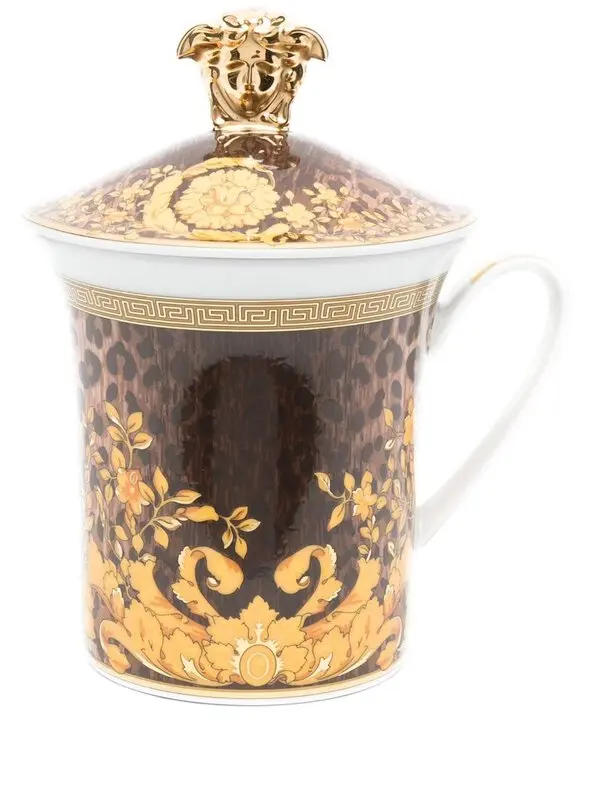 Versace Wild Floralia Porcelain Mug - Yellow