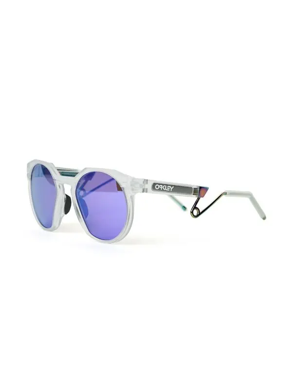 Oakley Round-frame Tinted Sunglasses - White