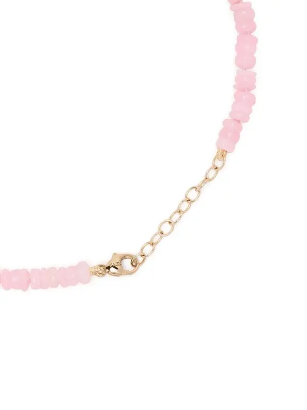 Jia Jia 14kt Yellow Gold Opal Beaded Bracelet - Pink