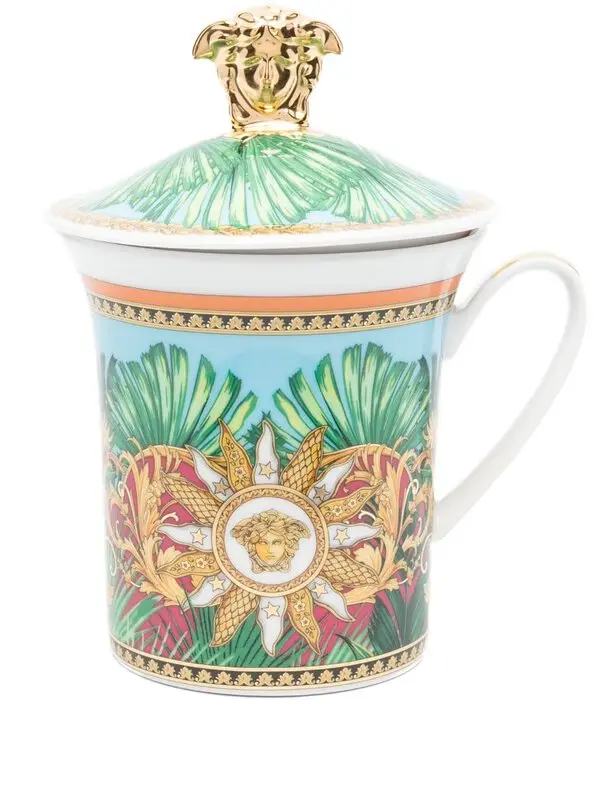 Versace Jungle Animalier Mug - Blue