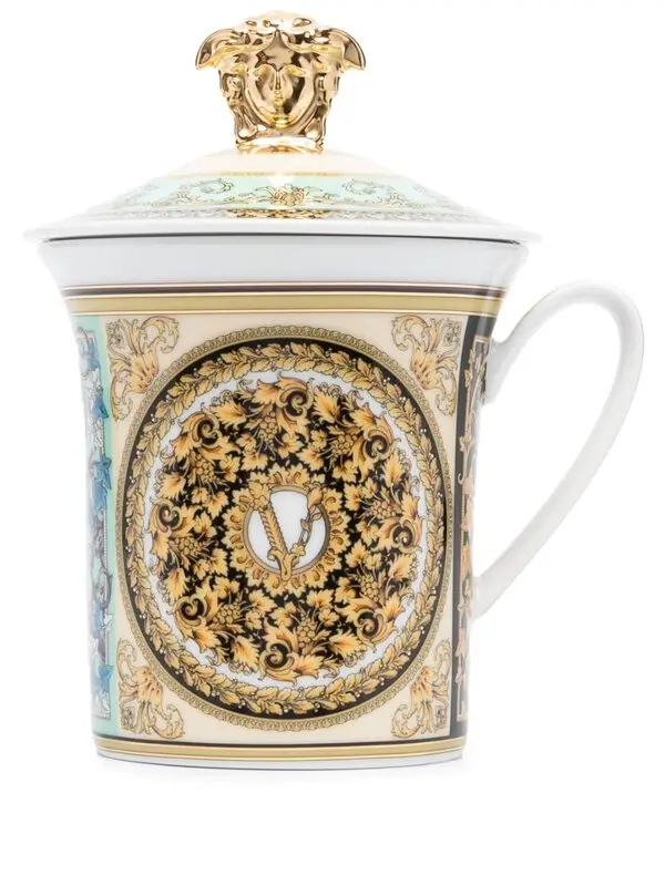 Versace X Rosenthal Barocco Mosaic Mug - Gold