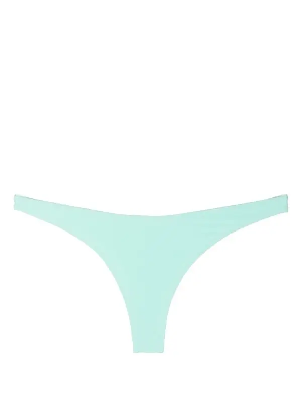 Jade Swim Terry Cloth-effect Bikini Bottoms