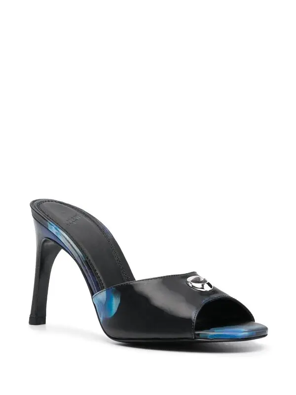 Coperni Logo-plaque Sandals - Black