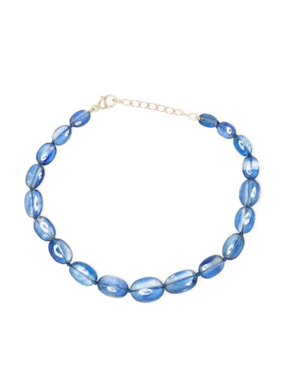 Jia Jia 14kt Yellow Gold Kyanite Beaded Bracelet - Blue