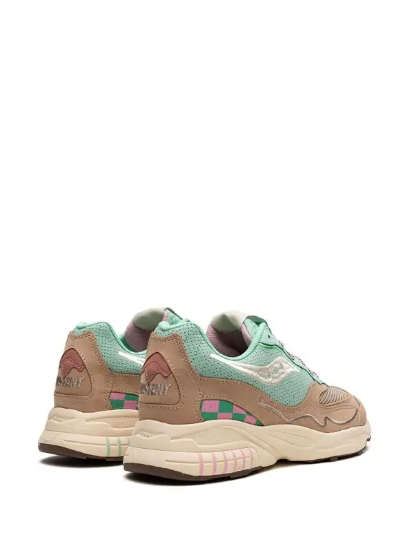Saucony 3d Grid Hurricane Earth Citizen Sneakers - Brown