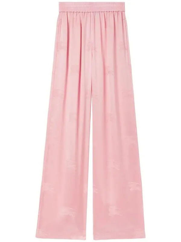 Burberry Ekd Jacquard Trousers - Pink