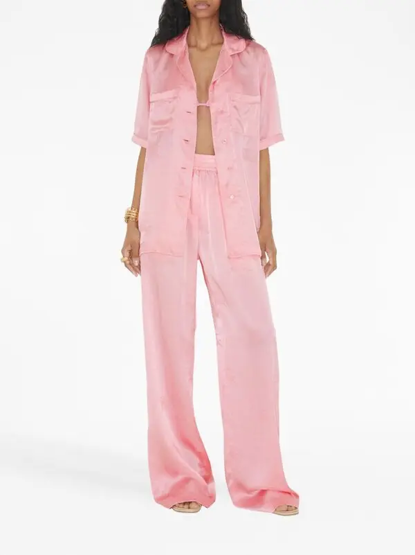 Burberry Ekd Jacquard Trousers - Pink