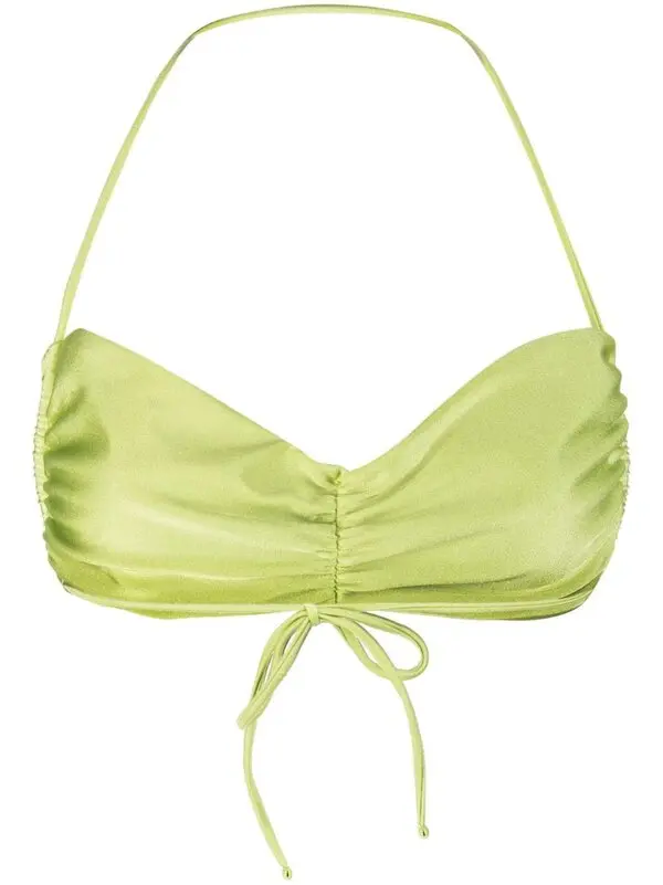 Jade Swim Isla Ruched Bikini Top