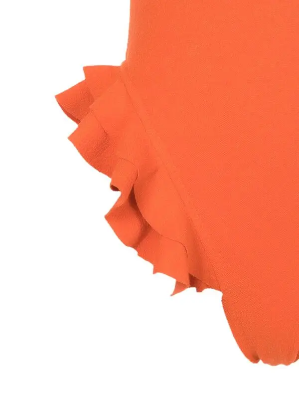 CLUBE BOSSA Koss Ruffle-trim Swimsuit - Orange