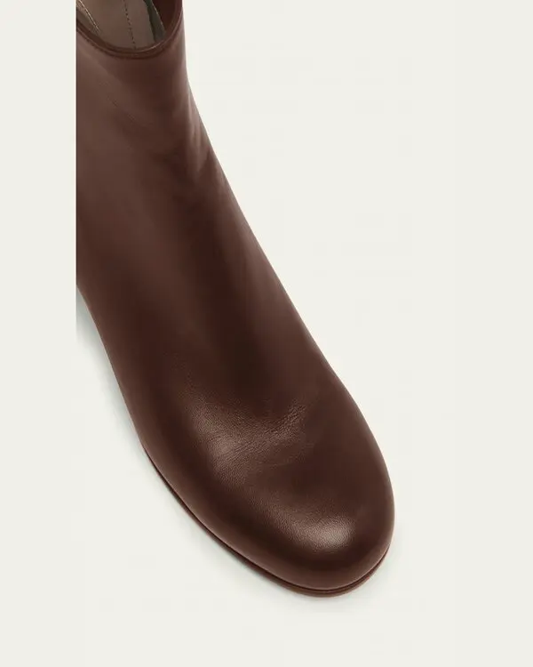 GIANVITO ROSSI Leather Ankle Boots - Brown