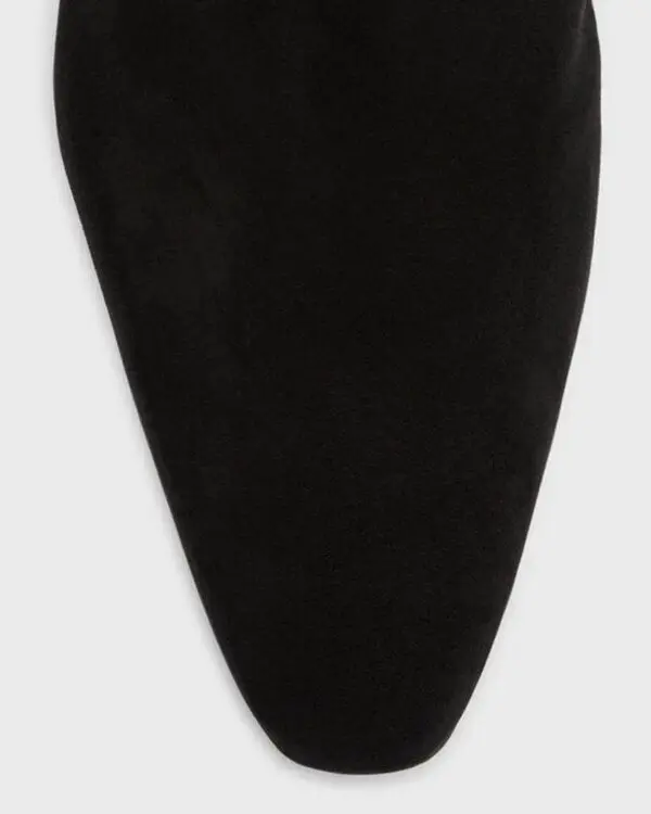 Manolo Blahnik Tolarc Ankle Booties - Black