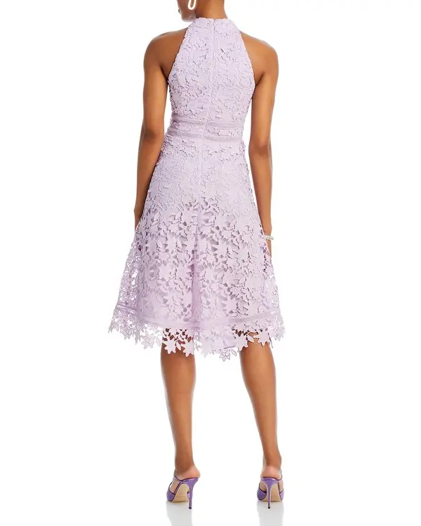 Eliza J Asymmetric Hem Dress In Lavender - 75% Off | Editorialist