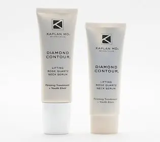 KAPLAN MD Diamond Contour Lifting Rose Quartz Neck Serum Duo - One-color