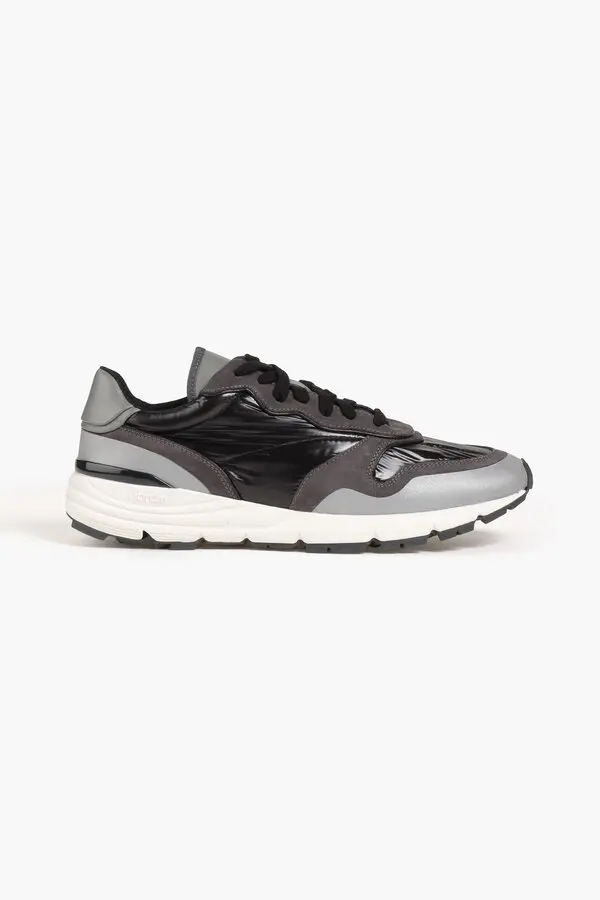 John Elliott Edition One Shell, Leather And Suede Sneakers