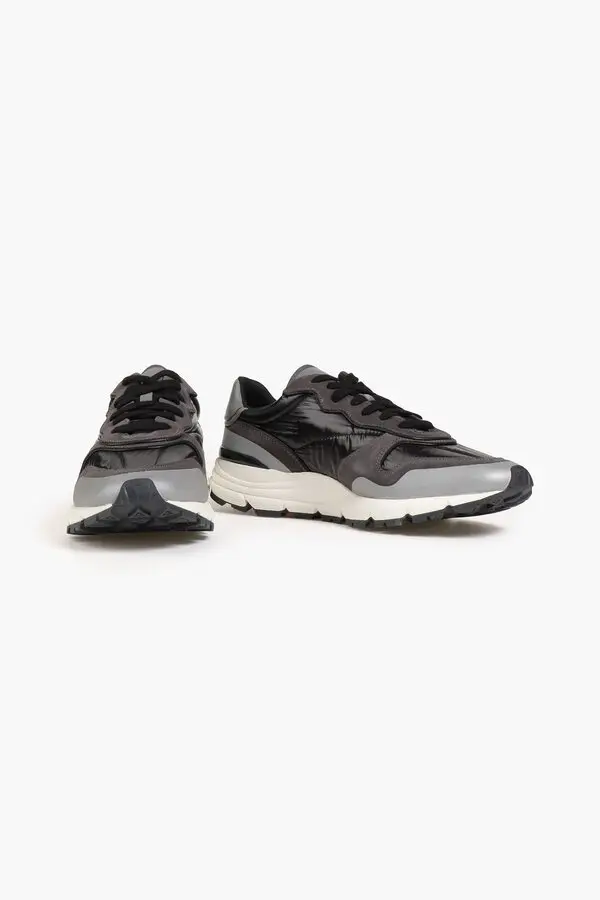 John Elliott Edition One Shell, Leather And Suede Sneakers