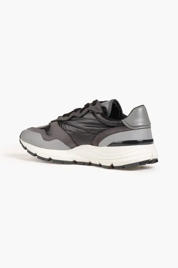 John Elliott Edition One Shell, Leather And Suede Sneakers