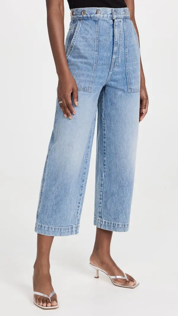 Khaite Studded Hewey Jeans