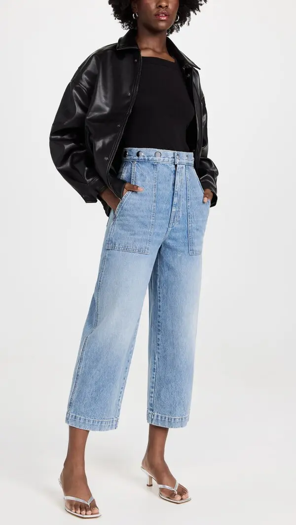 Khaite Studded Hewey Jeans