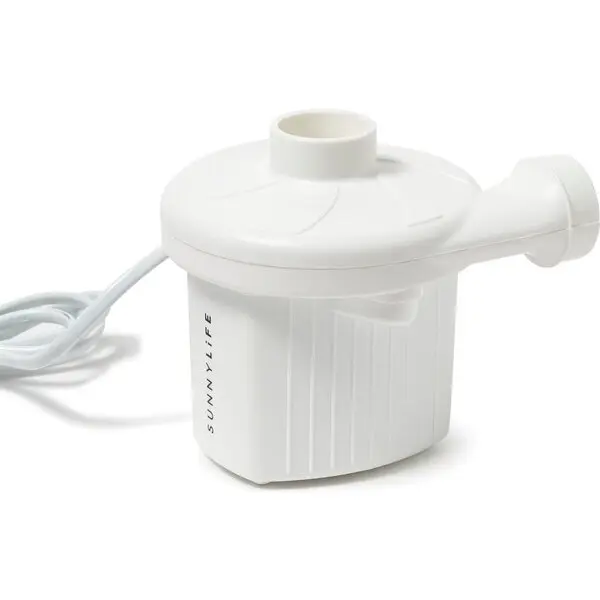 SUNNYLIFE Electric Air Pump - White