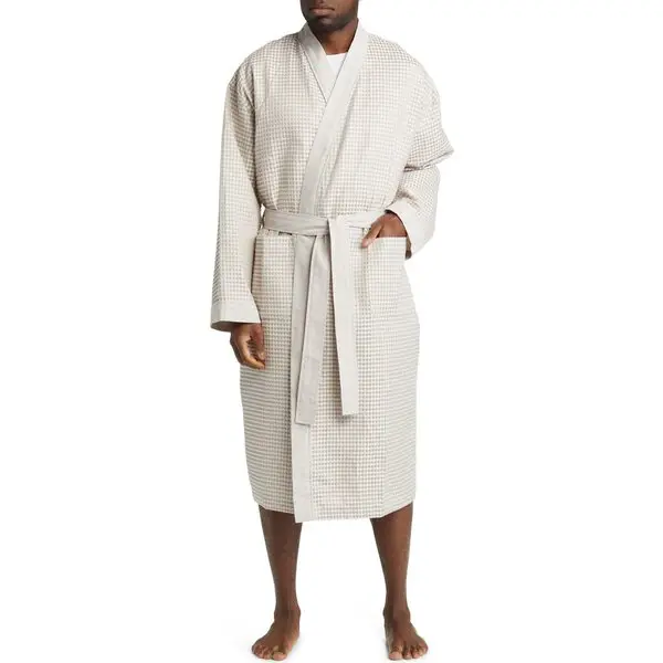 Majestic International La Paz Cotton Robe - Sand