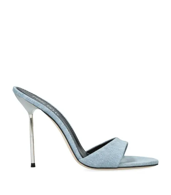 Paris Texas Denim Lidia Mules 105