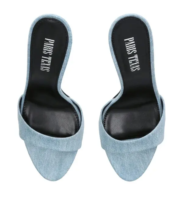 Paris Texas Denim Lidia Mules 105