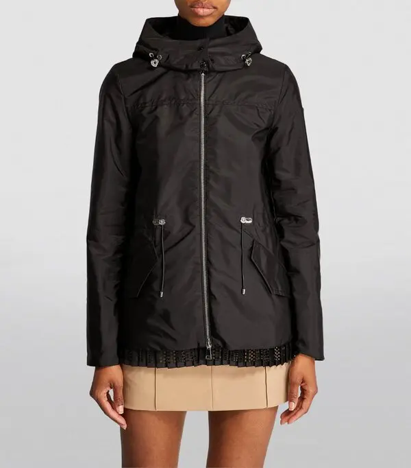 Moncler Baaba Short Parka - Black | Editorialist