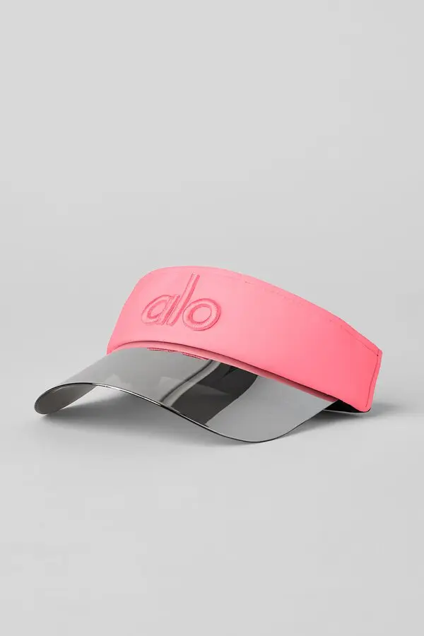 Alo Yoga Airlift Solar Visor Hat - Neon Bubblegum