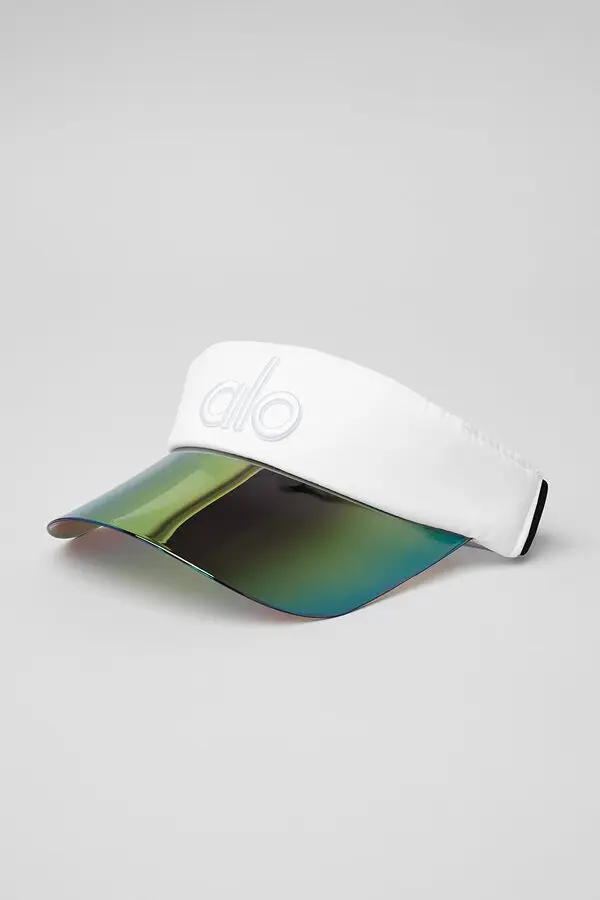 Alo Yoga Airlift Solar Visor Hat - White