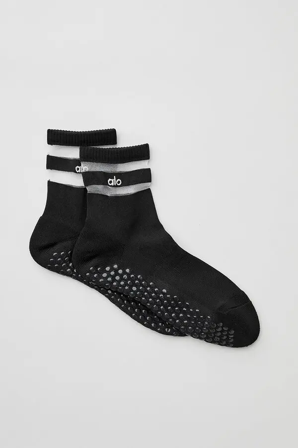 Alo Yoga Pulse Grip Socks - Black