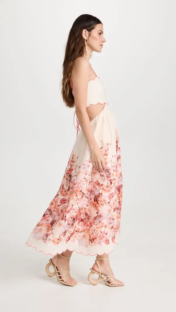 devi scallop midi dress Mama