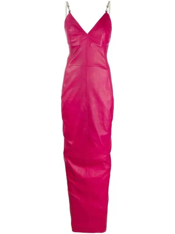 Rick Owens Fitted Long Dress With Rear Slit