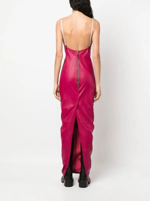 Rick Owens Fitted Long Dress With Rear Slit