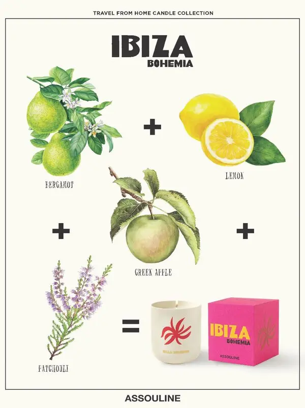 Assouline Ibiza Bohemia Travel From Home Candle - Neutrals