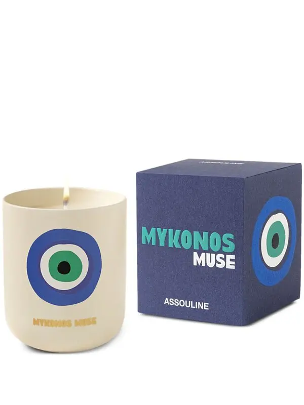 Assouline Mykonos Muse Travel From Home Candle - Neutrals