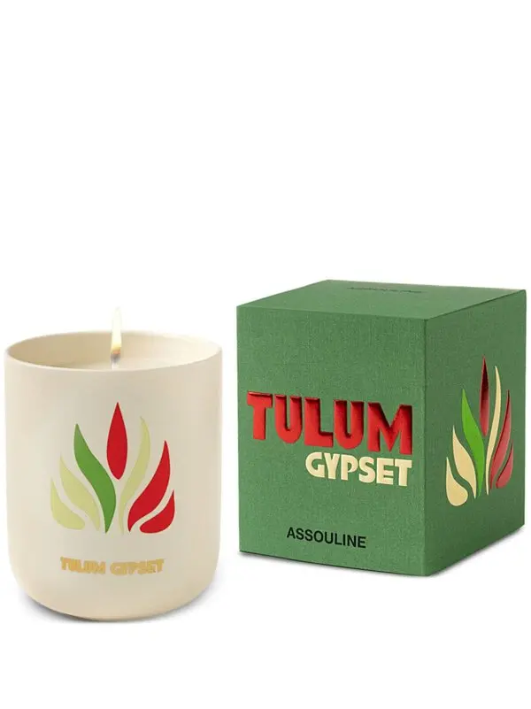 Assouline Tulum Gypset Travel From Home Candle - Neutrals