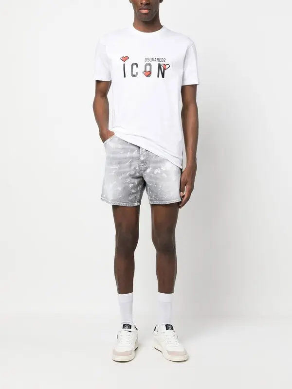 Dsquared2 Icon Logo-print T-shirt - White
