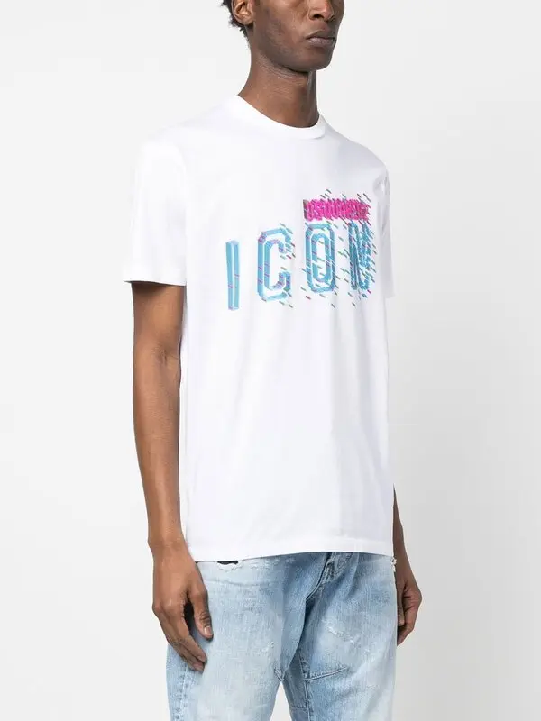 Dsquared2 Icon-print Cotton T-shirt - White