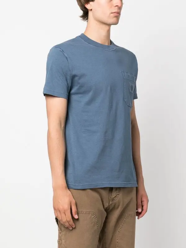 Stone Island Copass-patch Cotton T-shirt