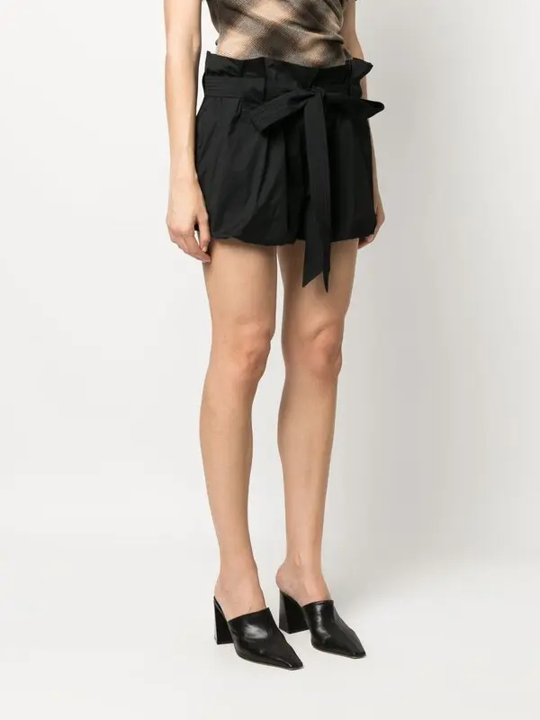 Philosophy Di Lorenzo Serafini Puffball Hem Mini Shorts