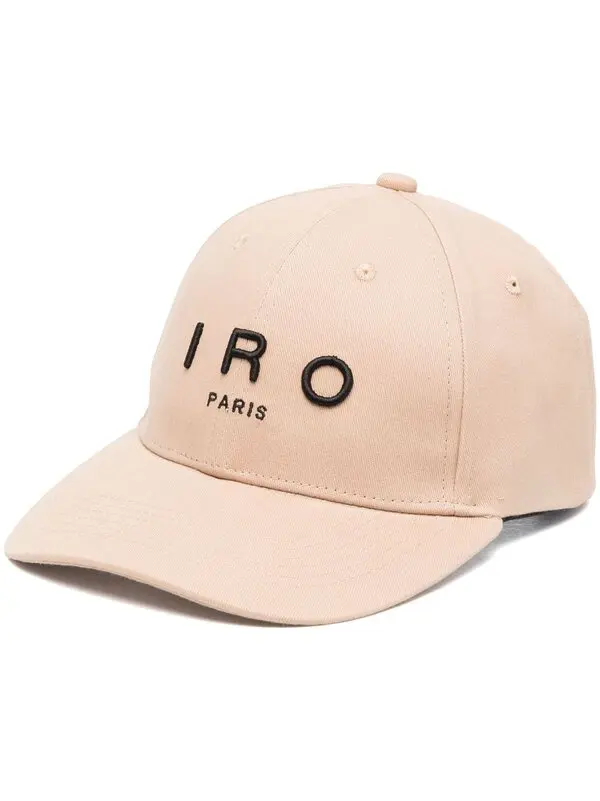 IRO PARIS Logo-embossed Cap - Neutrals