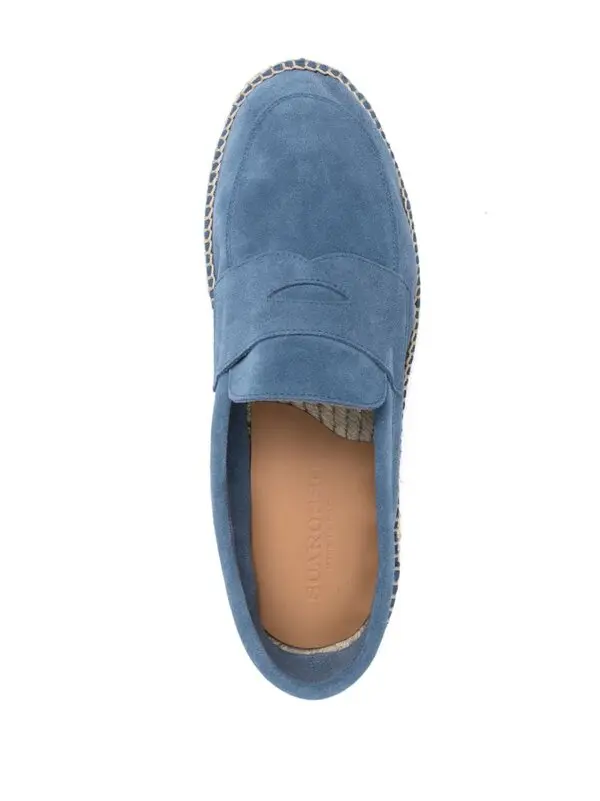 SCAROSSO Suede Espadrilles - Blue