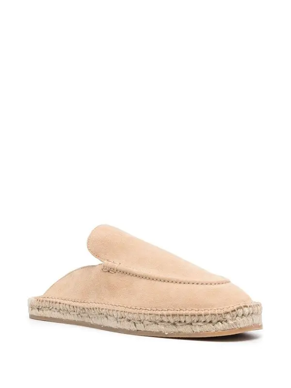 SCAROSSO Suede Espadrilles - Neutrals